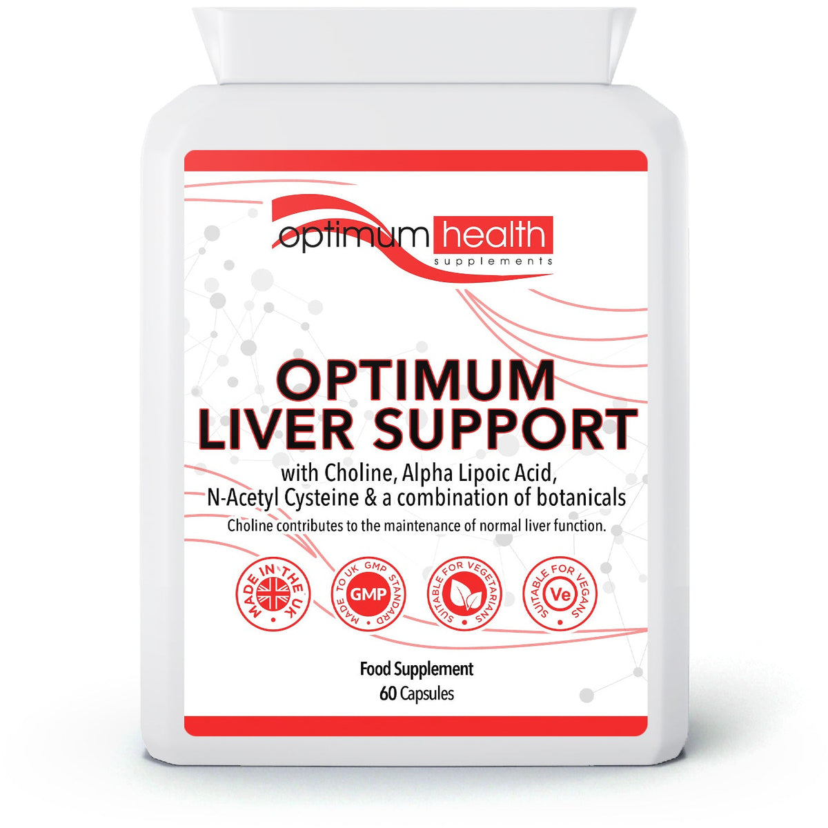 Optimum Liver Support – 60 Capsules | For Healthy Liver Function & Det ...