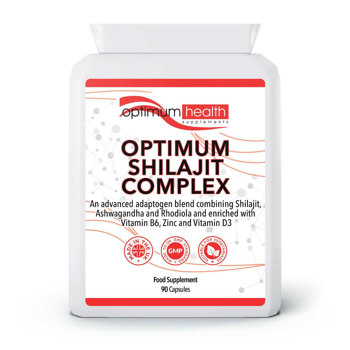 Optimum Shilajit Complex (with Adaptogens, Ashwagandha KSM66 & Rhodiol ...