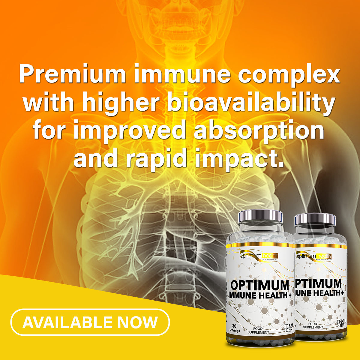 Optimum Immune Health+ | Immune Support Supplement with Quercetin ...