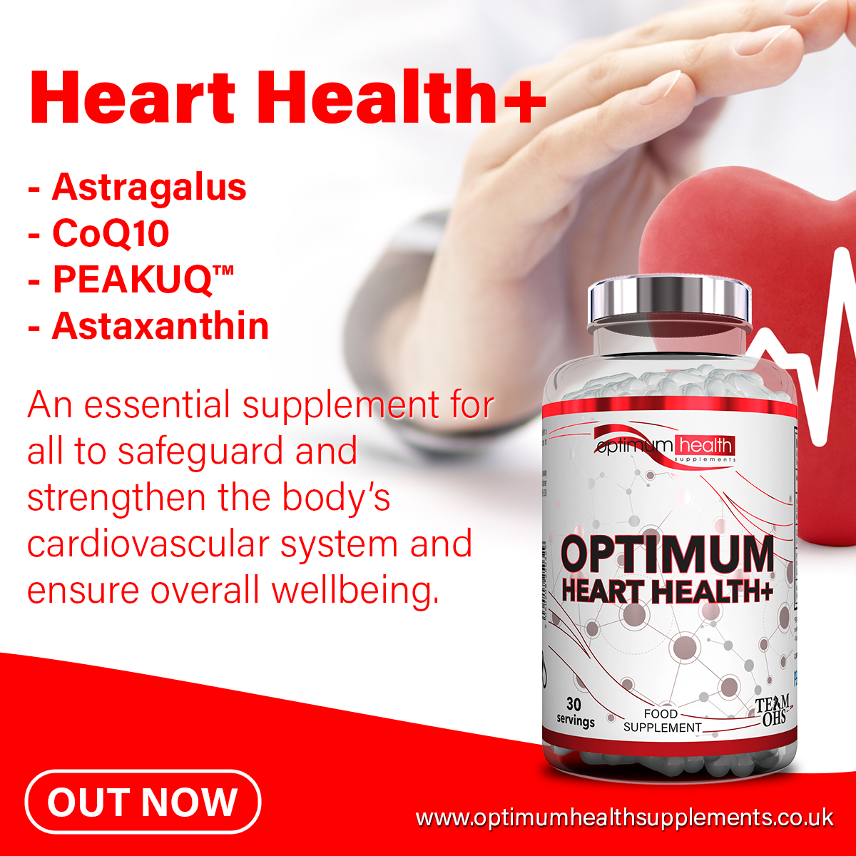 Optimum Heart Health+ | Premium Cardiovascular Support - Love Your ...